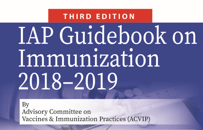 IAP VACCINE GUIDELINES BOOKLET 2018-2019 with corrections – CENTRE FOR ...